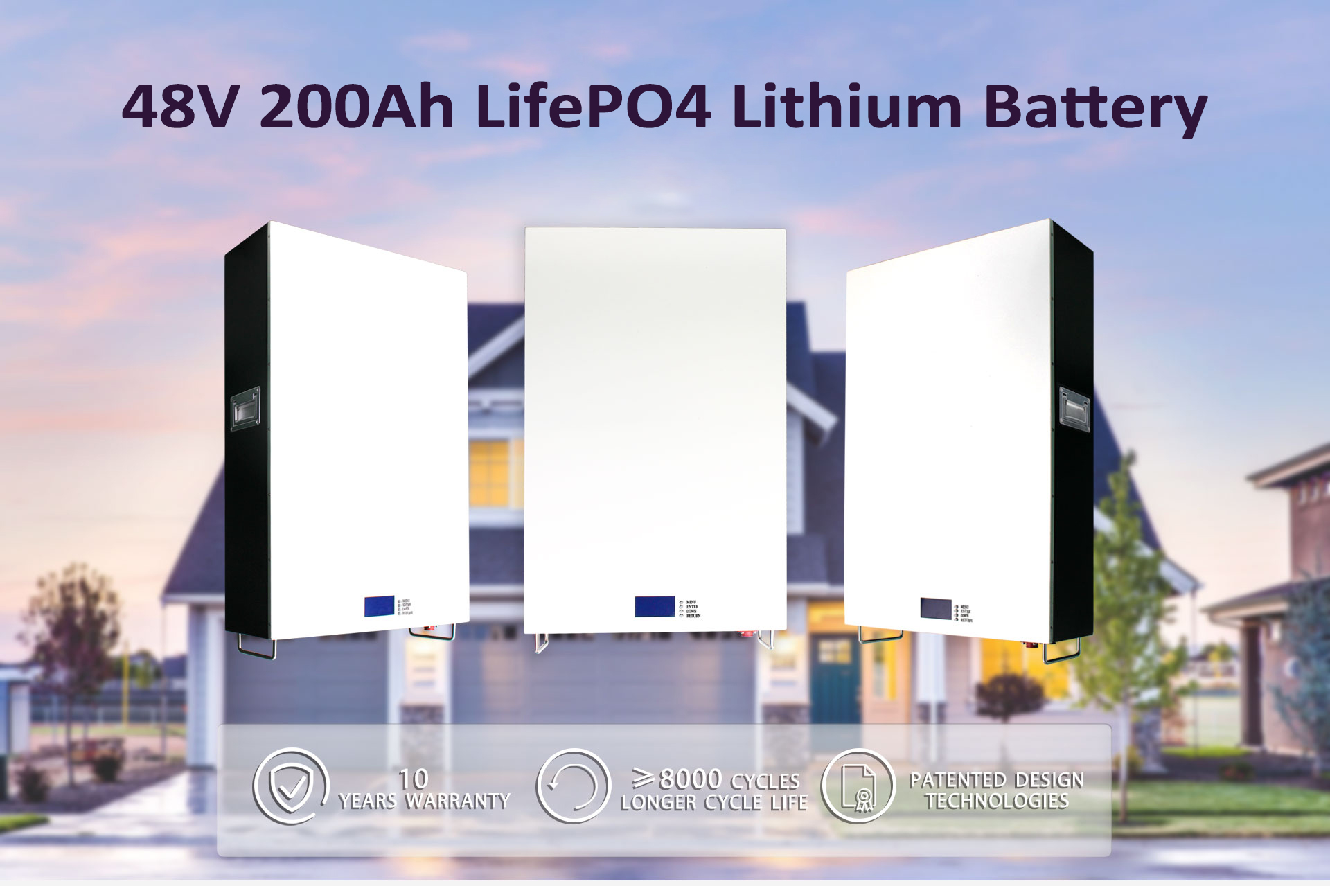 48V 200Ah LiFePO4 Battery - retonpower